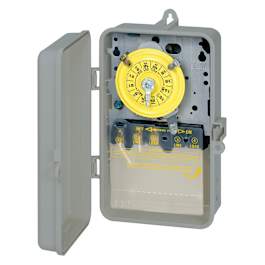 3 W 120 VAC Primary Gray/Yellow T100 Model Electro Mechanical Time ...