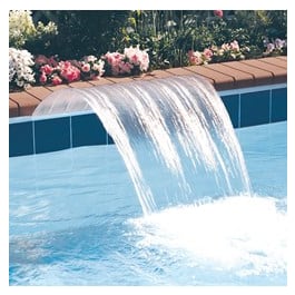 Jandy 1' Sheer Arc, Clear 6" Lip, Backfeed Waterfall Sheer Arc 12In ...