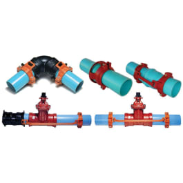 Joint Restraint, 8" Pipe x Fitting Restraint 10 to 12 mil Epoxy Coated ...