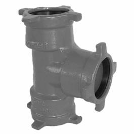 Service Tee, 4" x 4" x 2"Bell Epoxy Ductile Iron SB Series | Heritage ...