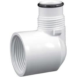 1-1/4" x 1" Acme x Reducing Acme White PVC Swing Joint Outlet ...