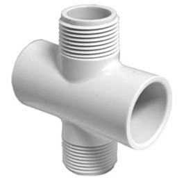 PVC Cross Manifold Sxsxmxm, 1" | Heritage Plus