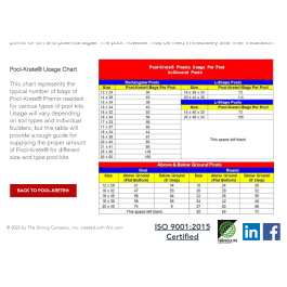 Strong Co Pool-Krete Pre-Mix | 86216010 | Heritage Pool Plus