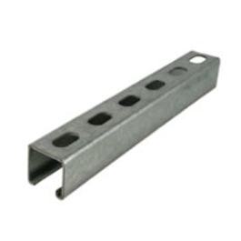 Half-Slot Strut, 20' L X 13/16" H 12 Ga Steel Pre-Galvanized ...