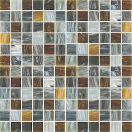 1" x 1" Capri Exotic Places, Glass Mosaic, 15 SQFT/Box Sold By Sheet ...
