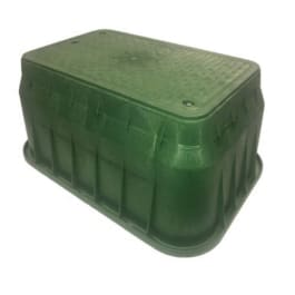 17" x 30" x 15" Rectangular Green Box Irrigation Control Valve Pro-Spec ...