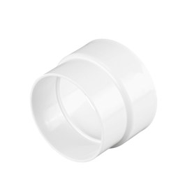 4" DWV Hub x S&D Hub White PVC DWV to Sewer and Drain Solvent Weld ...