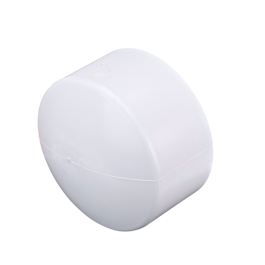 8" Hub White PVC Solvent Weld Drain Cap | NDP8P06 | Heritage Plus