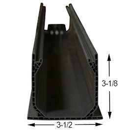 NDS Channel Drain, 6' x 3-1/8" Gray Mini Series | 500 | Heritage Plus
