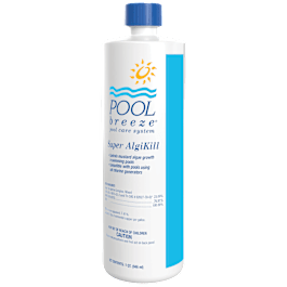 POOL BREEZE SUPER ALGIKILL 7.4% COPPER ALGAECIDE (12/CASE) 1 QT ...