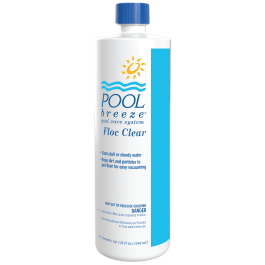 Pool Breeze Floc Clear Clarifier 32 fl oz Bottle 12/Case | 88566 | Heritage Pool Plus