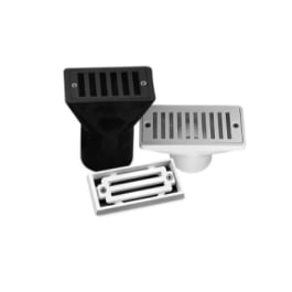 Pentair 2-1/2" x 6" Gutter Drain & Grate, White | 542039 | Heritage ...