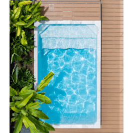 Plungie Studio Mediterranean Blue Prefabricated In-Ground Concrete Pool ...