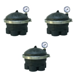 Paramount Valve 12 Port 2" Black | 004302419403 | Heritage Pool Plus
