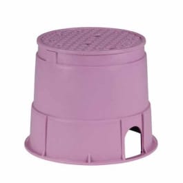 10" Round Purple Body Irrigation Control Valve Professional with ...