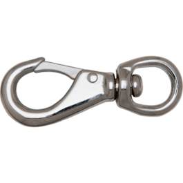 3.375" Chrome Plated Bronze Swivel Eye Swimming Pool Rope Snap Hook ...