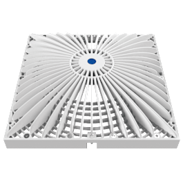 12"X12" MO-FLOW GRATE (WHITE) 1" H FOR HAYWARD FRAME (10) | Heritage ...
