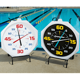 31" Competitor White Face Pace Clock, battery | 200600 | Heritage Pool Plus