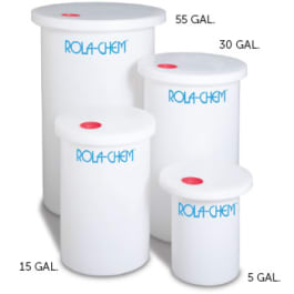 Rola-Chem Feed Tank Poly Cover & Plug | 561415 | Heritage Pool Plus