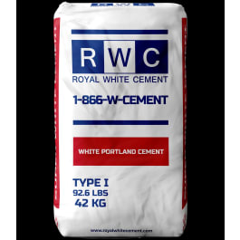 92 Lb Royal White Cement Portland Type I | RWC-WC-926 | Heritage Pool Plus