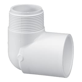 2" 90 Street Elbow PVC Sch. 40 MPT x Slip | 410-020 | Heritage Plus