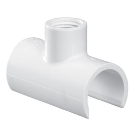 1" x 3/4" Snap Tee PVC Sch. 40 FPT | 464-131 | Heritage Plus