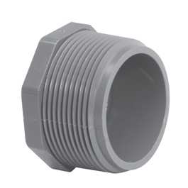 4" Plug PVC Sch. 80 MPT | 850-040 | Heritage Pool Plus