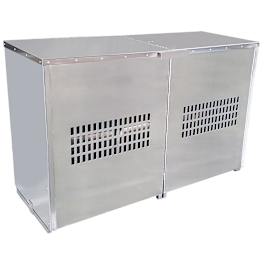 Strong Box SBBC Clamshell Entry Enclosure 60" x 39" x 24", Aluminum ...