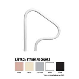 Saftron Figure 4 Rail Ea -Gray | P-330-Rtd-G | Heritage Pool Plus