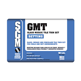 SGM Glass Mosaic Tile ThinSet Mortar, Gray | Heritage Pool Plus