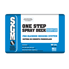 SGM Spray Deck One-Step Coating, White, 50 lb | Heritage Pool Plus