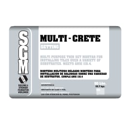SGM Multi-Crete Thin-Set Mortar, White, 50 lb | Heritage Pool Plus