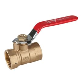 2" FNPT Lead Bugatti Forged Brass 400 psi 610 Series Ball Valve ...