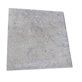 AZUL MONICA FLAMED/BRUSHED TOP SAWN SIDE 24" X 24" X 1" | Heritage Plus