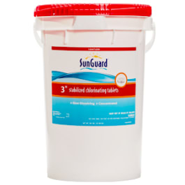 SunGuard 3" Chlorine Tablets 50 Lb Pail | A3328 | Heritage Pool Plus