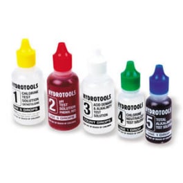 Swimline 5-Way Replacement Pool Test Kit Solutions | 8455 | Heritage ...