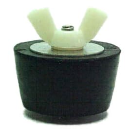 Winter Rubber Expansion Plug #14 w/ White Nylon Wing Nut for 3" Pipe ...