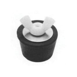 Winter Rubber Expansion Plug #9 w/ White Nylon Wing Nut for 1-1/2" Pipe ...