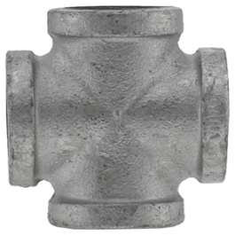 Cross, 1" FPT Galvanized Malleable Iron | Heritage Plus