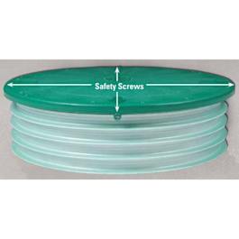 24" Dia Flat For IPEX PVC Ribbed Pipes Corrugated Pipes Riser Lid ...