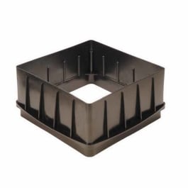 Riser, 16" x 16" Black HDPE Square | Heritage Plus