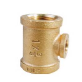 1-1/2" x 1-1/2" x 1" FPT Lead-Free Brass Bullhead Reducing Tee ...