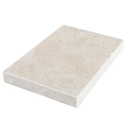Lt Ivory Double Esd Edge 18X2 Tumbled | Heritage Pool Plus