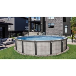 Trevi Fab. 186 18' x 33' Oval ABG Pool, 52" Wall, 8 Ctn | TV183352CO ...