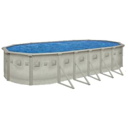Trevi Millenium 12' x 24' Oval ABG Pool, No Liner, 52" Wall ...