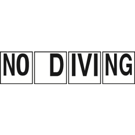 Smooth Dm - No Diving (4 Tiles) | NO DIVG 4 TILES CERAMIC | Heritage ...