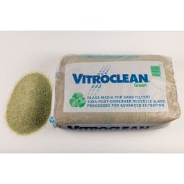 Vitroclean Green Crushed Glass Media .50Mm