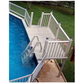 Vinyl Works 5' x 10' Resin Side Deck for Oval A/G Pools | RD-T ...
