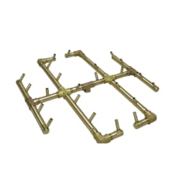 19-1/2" X 21-1/2" X 3" 240000 Btu Brass Original Liquid Propane Burner ...