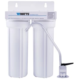 20 - 100 psi 0.5 gpm 2-Stage Undercounter Water Filtration System ...
